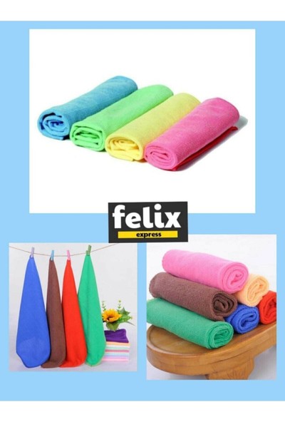 Mikrofiber Bez 4'lü Set 40X40 cm Mikrofiber Bez 4'lü Set 40X40 cm