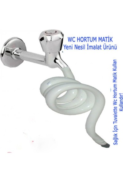 Ennalbur Wc Hortum Matik Beyaz
