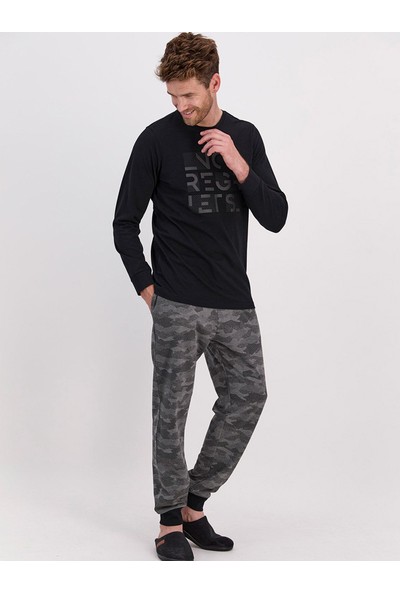 BSM Erkek Uzun Kol Pijama Takımı 1610