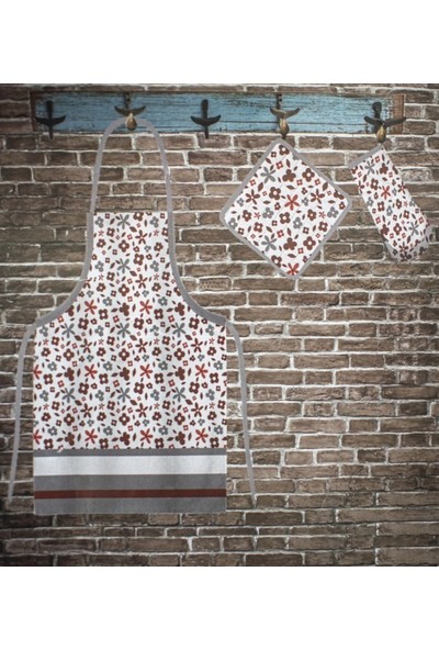 Miabella Home Bahçe Mutfak Önlüğü Seti 3'lü Miabella Home Bahçe Mutfak Önlüğü Seti 3'lü