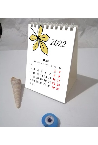 Tellgraf Spiralli Masa Takvimi