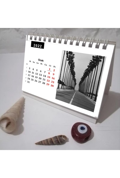 Tellgraf Spiralli Masa Takvimi