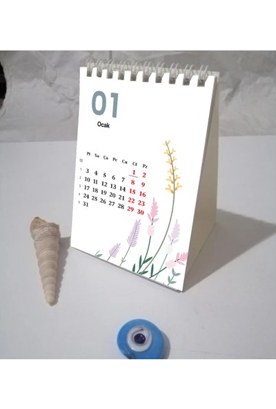 Tellgraf Spiralli Masa Takvimi