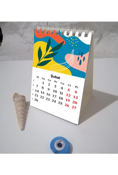 Tellgraf Spiralli Masa Takvimi