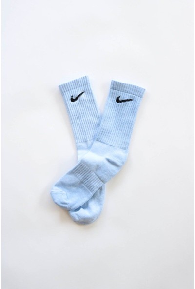 Nike Unisex Mavi Spor - Tenis Çorap Seti - 3'lü