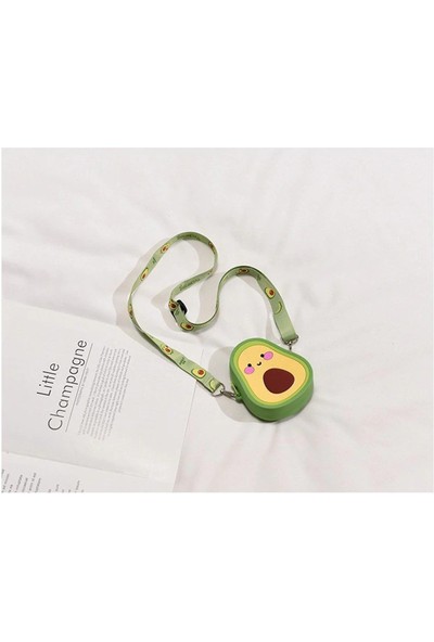 Çılgıntrend Avakado Tasarım Silikon Omuz Askılı Çanta