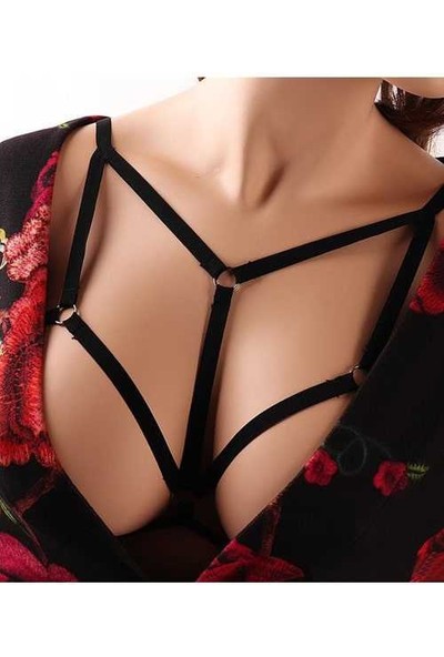 Vixson Siyah Çekici Harness Bralet Aksesuarı Vixson Siyah Çekici Harness Bralet Aksesuarı