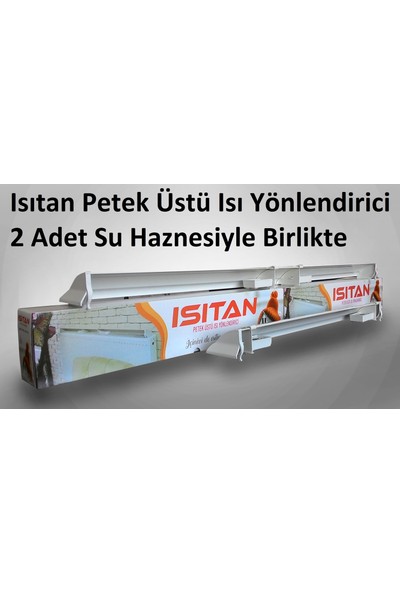 Isıtan 2 Adet Isıtan Petek Üstü Isı Yönlendirici Ayarlanabilir Ölçü 75-140 cm Arası Peteğe Uygun Isıfan