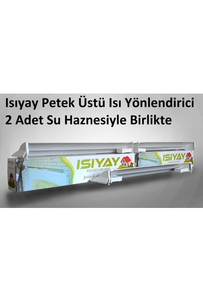 Isıyay 2 Adet Isıyay Petek Üstü Isı Yönlendirici Ayarlanabilir Ölçü 75-140 cm Arası Peteğe Uygun Isıfan