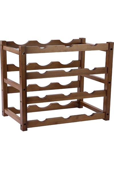 F Fityle Şarap Rafı, Kalın Bambu Ahşap Şarap Rafları, Yatay Depolama Şarap Tutucu, Şarap Organizatör - 4 Katmanlı (Yurt Dışından) F Fityle Şarap Rafı, Kalın Bambu Ahşap Şarap Rafları, Yatay Depolama Şarap Tutucu, Şarap Organizatör - 4 Katmanlı (Yurt Dışından)