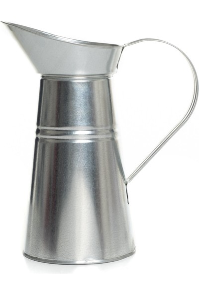 Alin-Online Galvaniz Metal Sürahi / Vazo