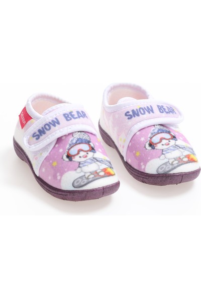 Gezer Kışlık Kız Bebe Panduf Ayakkabı