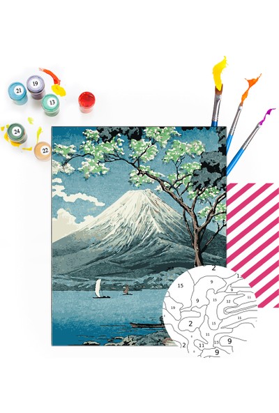 Tabdiko Zirveye Bakış Sayılarla Boyama Seti 40 x 50 cm Tabdiko Zirveye Bakış Sayılarla Boyama Seti 40 x 50 cm