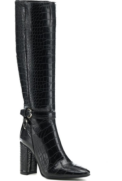 İnci Ivdel.k.z 1pr Siyah Kadın Topuklu Çizme