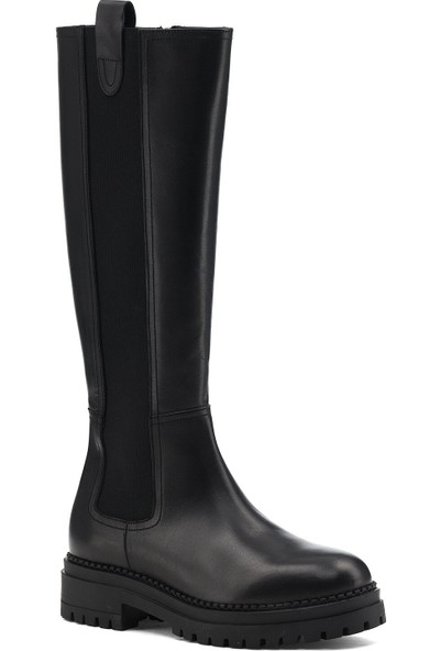 Nine West Cadas 1pr Siyah Kadın Düz Çizme