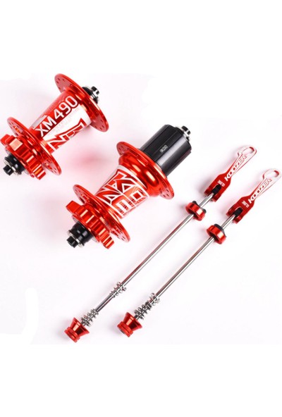 Koozer XM490 Rulmanlı Mtb - Yol - Şehir Bisikleti Göbek Takımı 32 Delik Qr Mandallar Dahil