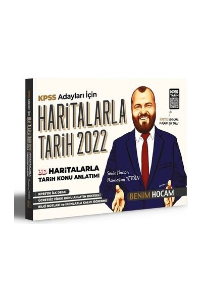 Benim Hocam Yayınları KPSS Haritalarla Tarih Konu Anlatımı - Ramazan Yetgin Benim Hocam Yayınları KPSS Haritalarla Tarih Konu Anlatımı - Ramazan Yetgin