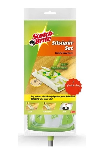 Scotch Brite Silsüpür Temizlik Seti Scotch Brite Silsüpür Temizlik Seti