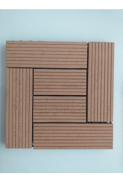 Evim Kompozit Ahşap Karo Deck Taba 12 Al 10 Öde 30 x 30 cm Evim Kompozit Ahşap Karo Deck Taba 12 Al 10 Öde 30 x 30 cm