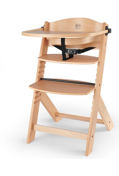 Kinderkraft Enock Ahşap Mama Sandalyesi Naturel