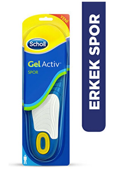 Scholl Gel Aktiv Tabanlık, Erkek - Spor İçin Scholl Gel Aktiv Tabanlık, Erkek - Spor İçin