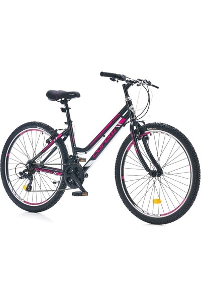 Corelli Banner 24 J V 14 Kadın Dağ Bisikleti Siyah-Fuşya
