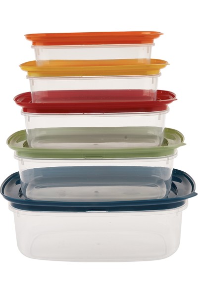 Emsan Multico 5'li Saklama Kabı Gökkuşağı Emsan Multico 5'li Saklama Kabı Gökkuşağı