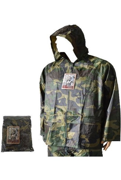 Evolite Western Yağmurluk Takım Orman Desen-Xxl Evolite Western Yağmurluk Takım Orman Desen-Xxl