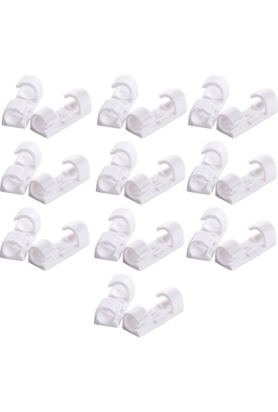 Prettyia Tel Kravat Kablo Kelepçesi Beyaz (Yurt Dışından)