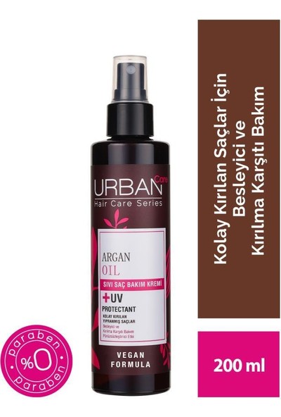 URBAN Care Argan Oil Sıvı Saç Bakım Kremi 200 ml URBAN Care Argan Oil Sıvı Saç Bakım Kremi 200 ml