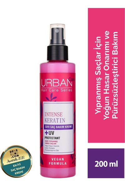 URBAN Care Intense Keratin Sıvı Saç Bakım Kremi 200 ml URBAN Care Intense Keratin Sıvı Saç Bakım Kremi 200 ml