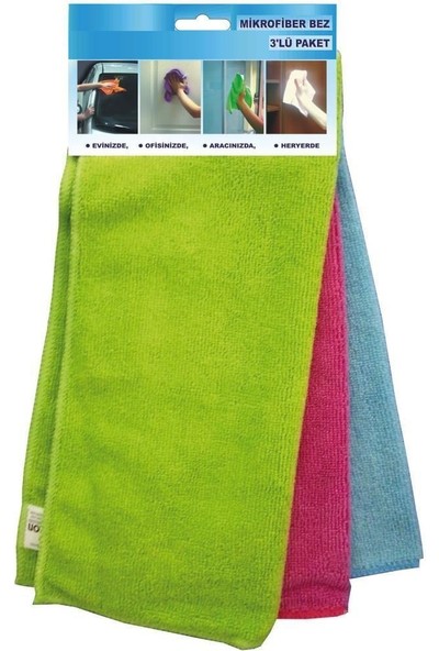 Omniclean Mikrofiber Bez 30 x 40 cm 3'lü