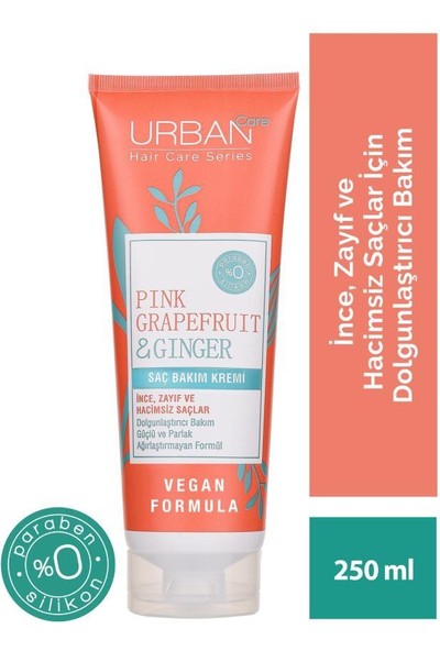 URBAN Care Pink Grapefruit & Ginger Saç Bakım Kremi 250 ml URBAN Care Pink Grapefruit & Ginger Saç Bakım Kremi 250 ml