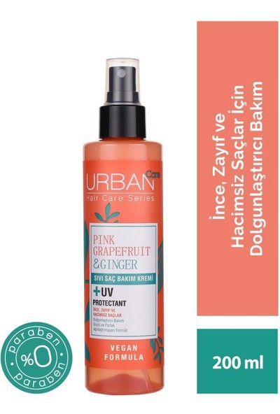URBAN Care Pink Grapefruit & Ginger Sıvı Saç Bakım Kremi 200 ml URBAN Care Pink Grapefruit & Ginger Sıvı Saç Bakım Kremi 200 ml