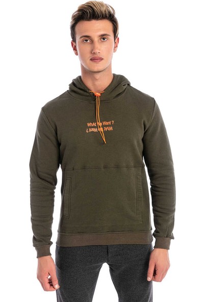 Scooter Haki Erkek Kapüşonlu Sweatshirt M1508TH Scooter Haki Erkek Kapüşonlu Sweatshirt M1508TH