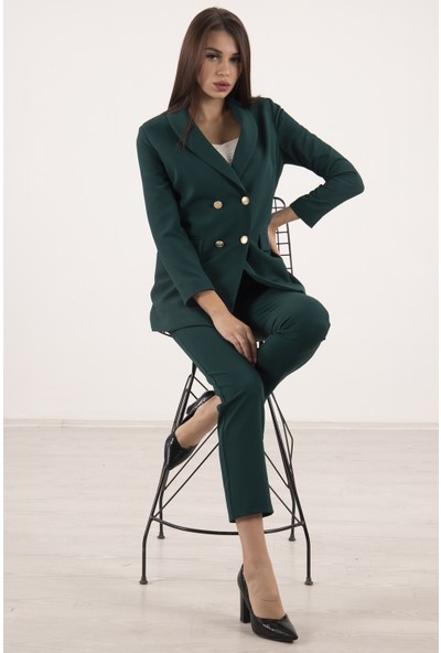 Belamore Zümrüt Blazer Ceket Pantolon Ikili Takım 0106305.123 Belamore Zümrüt Blazer Ceket Pantolon Ikili Takım 0106305.123