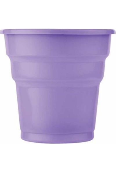 Boncuk Avm Mor Plastik Tabak 25 Li