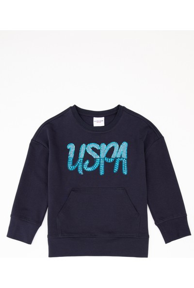 U.S. Polo Assn. Kız Çocuk Lacivert Sweat Shirt
