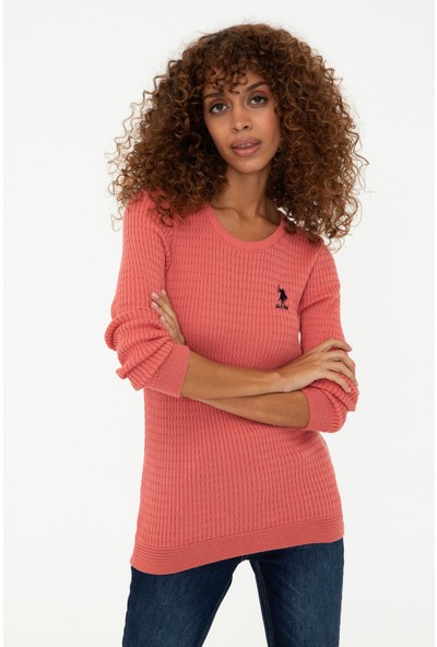 U.S. Polo Assn. Kirmizi Triko Kazak Basic 50237088-VR031 U.S. Polo Assn. Kirmizi Triko Kazak Basic 50237088-VR031