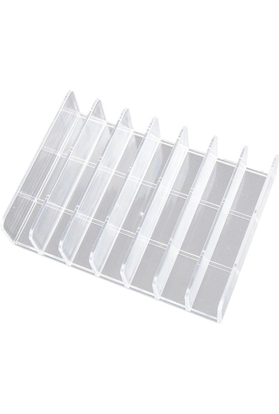 Dolity 7 Bölmeler Makyaj Organizatör Kozmetik Depolama Organizatör Vanity Banyo Dikey Için Göz Farı Paletleri Organize - 6.69X4.92X1.57 Inç Dolity 7 Bölmeler Makyaj Organizatör Kozmetik Depolama Organizatör Vanity Banyo Dikey Için Göz Farı Paletleri Organize - 6.69X4.92X1.57 Inç