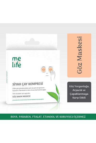 Melife Çay Kompresi; Göz Yorgunluğu, Arpacık ve Çapaklanmaya Karşı Etkili 3'lü Paket