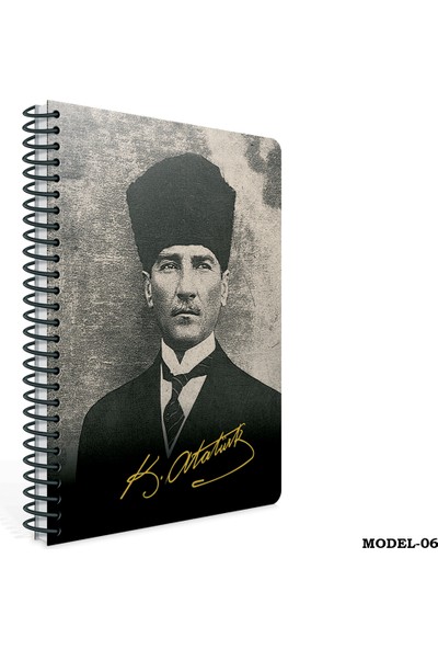 Gıpta Atatürk 17 x 24 cm 2022 Günlük Spiralli Ajanda Sert Kapak (409-AKK) Model-06 Gıpta Atatürk 17 x 24 cm 2022 Günlük Spiralli Ajanda Sert Kapak (409-AKK) Model-06