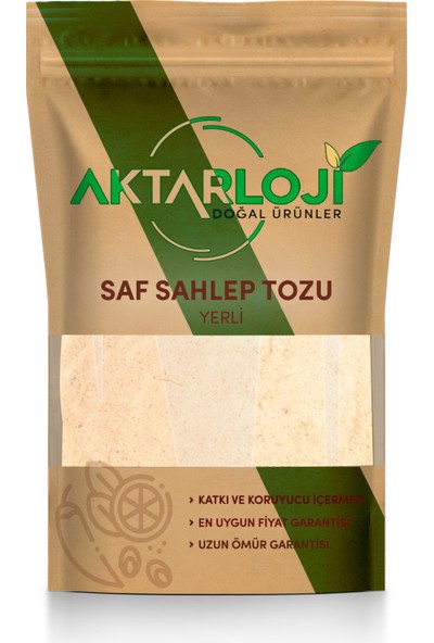 Aktarloji 10 gr Saf Toz Salep / Sahlep Bucak'tan Aktarloji 10 gr Saf Toz Salep / Sahlep Bucak'tan
