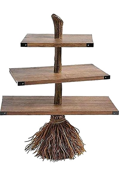 Dolity 3 Bölmeli Çok Fonksiyonlu Mutfak Standı - Kahverengi (Yurt Dışından) Dolity 3 Bölmeli Çok Fonksiyonlu Mutfak Standı - Kahverengi (Yurt Dışından)