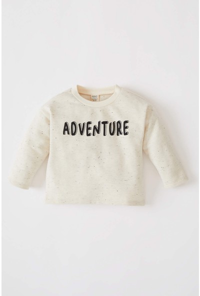 DeFacto Erkek Bebek Regular Fit Sweatshirt W3349A221WN