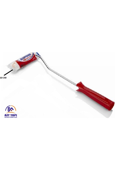 Asy Yapı 10 cm Kaptan Parmak Rulo 10 Adet Yedekli