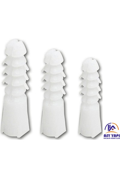 Asy Yapı 6 mm Standart Dübel 100 Adet