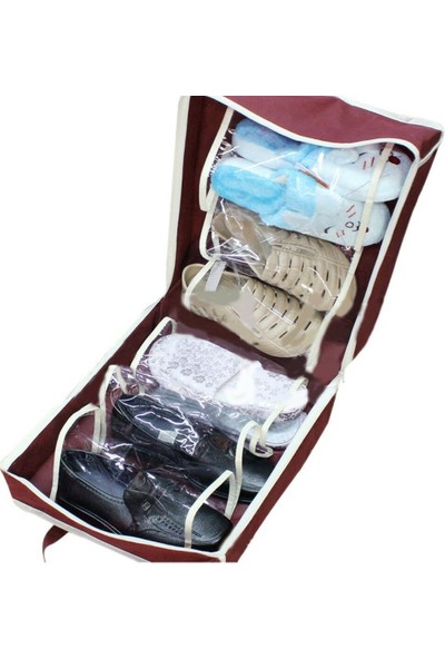 Go İthalat Shoe Tote Ayakkabı Saklama ve Taşıma Çantası (Bordo) Go İthalat Shoe Tote Ayakkabı Saklama ve Taşıma Çantası (Bordo)