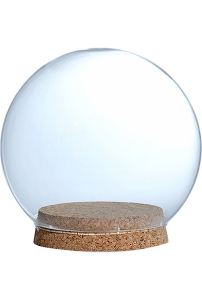 Flameer Dekoratif Top Şekilli Cloche Jar Teraryum 12CM Flameer Dekoratif Top Şekilli Cloche Jar Teraryum 12CM