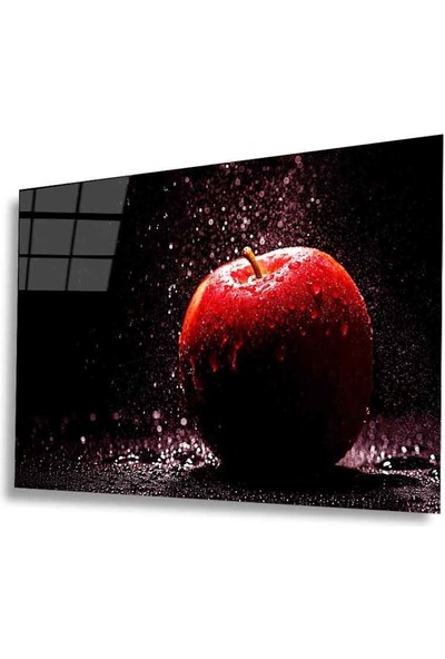 Idealizbiz Meyveler Cam Tablo 4mm Dayanıklı Temperli Cam